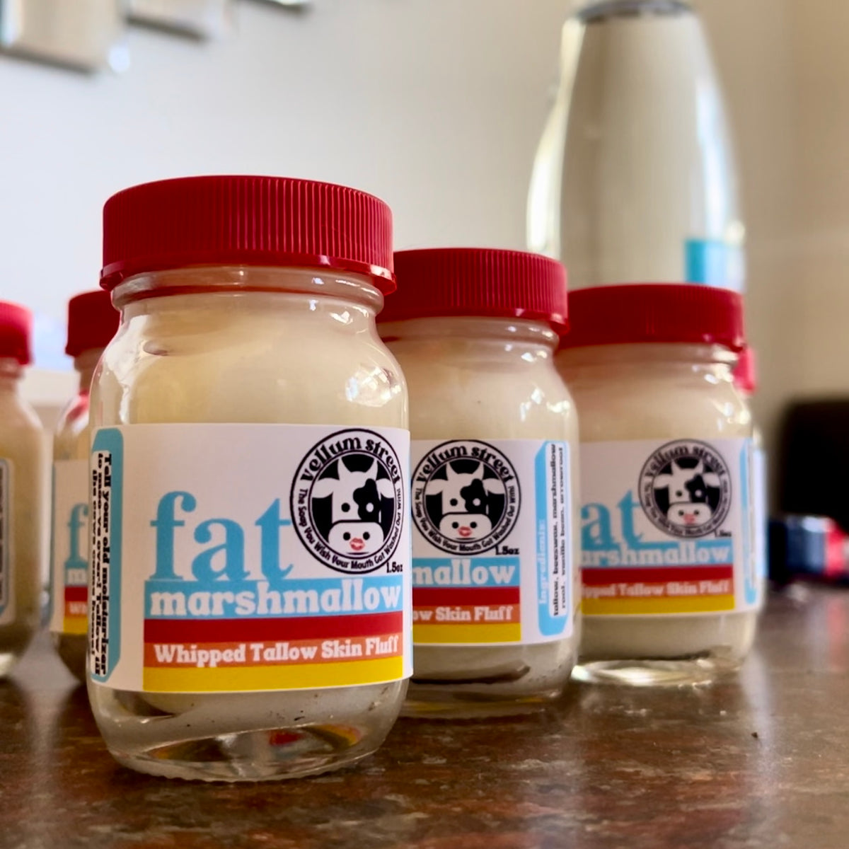 Mini Me fat marshmallow WHIPPED TALLOW SKIN FLUFF – Vellum St Soap Company