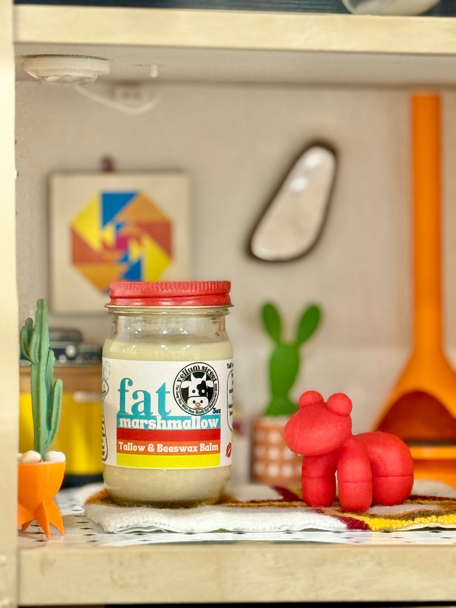 fat marshmallow Tallow & Beeswax Balm – Vellum St Soap Company